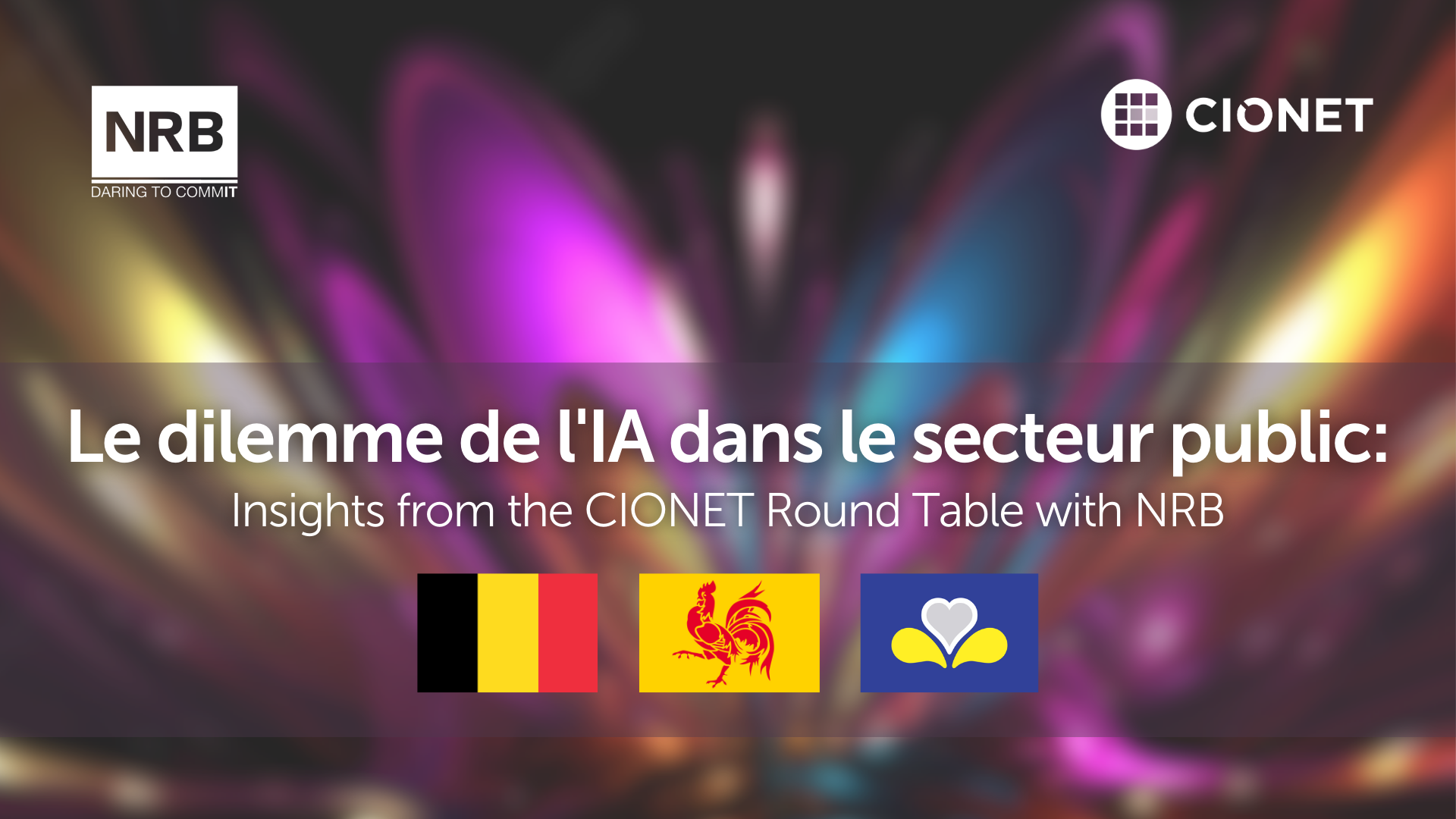 « Le dilemme de l'IA dans le secteur public » : perspectives de la table ronde CIONET avec NRB